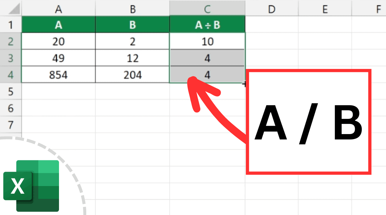 How To Divide Numbers In Excel Beginner s Guide Sheet Leveller