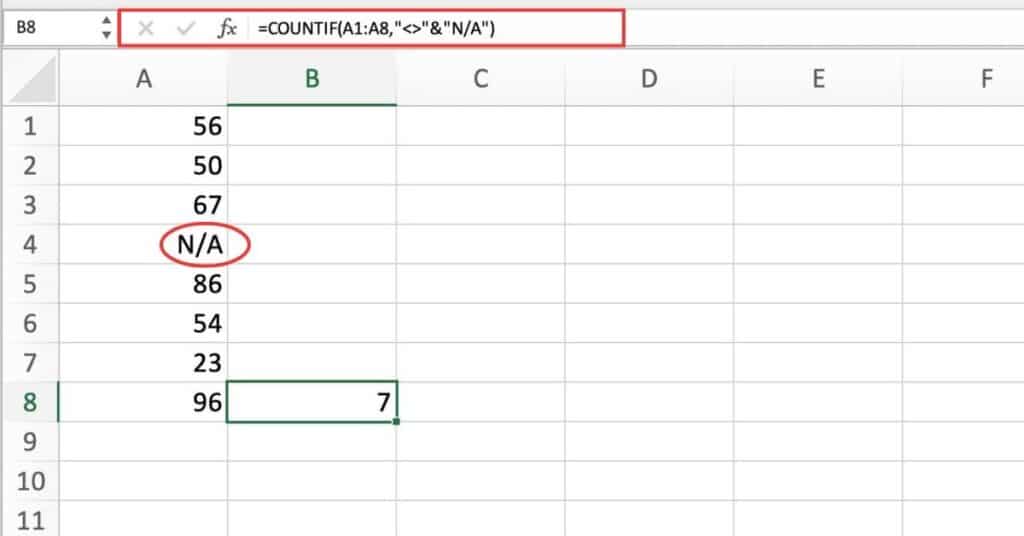How To Count Cells Not Equal To In Excel COUNTIF In Excel