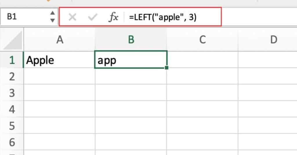 Excel LEFT Function Sheet Leveller