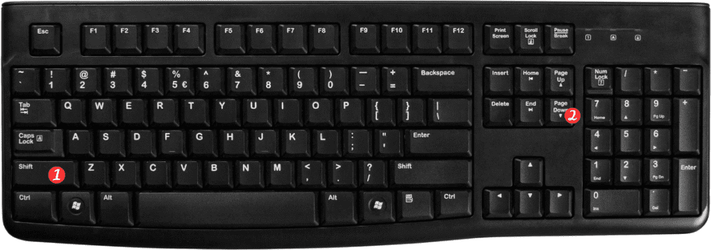 Keyboard Shortcut To Extend Selection By One Cell Down In Excel
