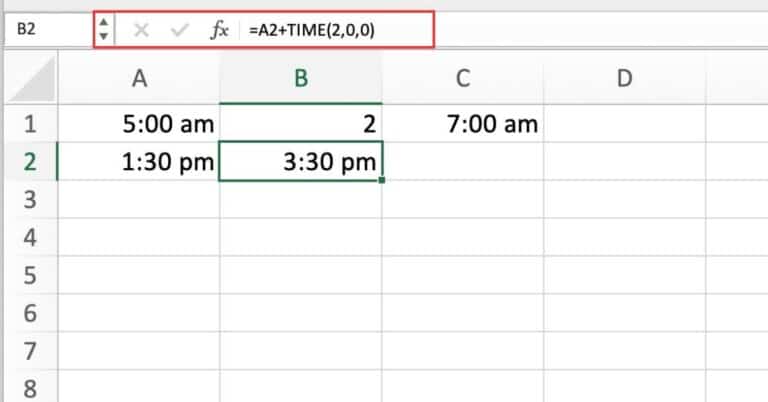 How to Add Hours to Time in Excel - Sheet Leveller