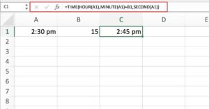 How to Add Minutes to Time in Excel - Sheet Leveller