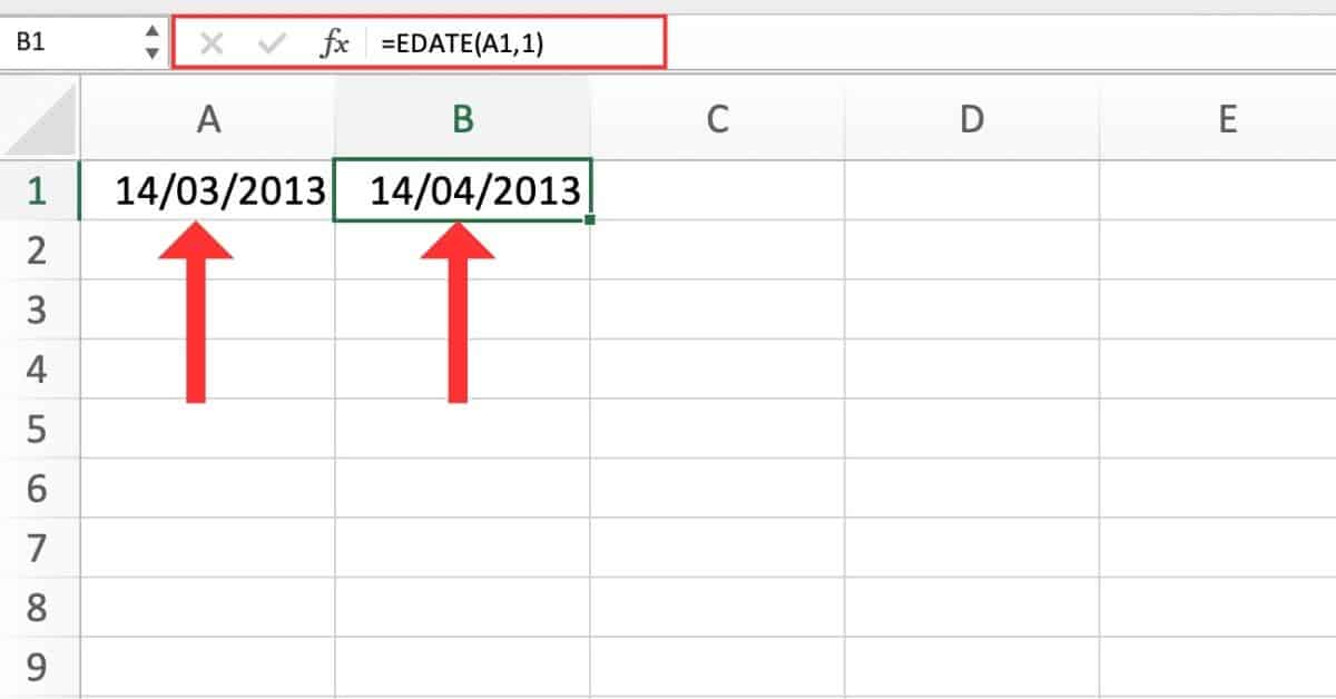 How To Add Month To A Date In Excel Sheet Leveller