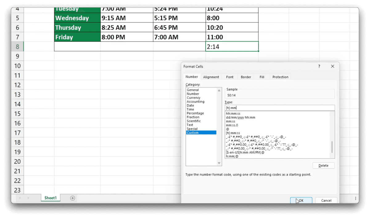 How To Sum Time In Excel Sheet Leveller