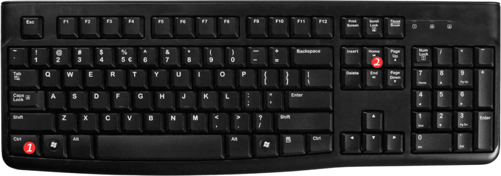 Keyboard Shortcut To Move To First Cell In Worksheet In Excel