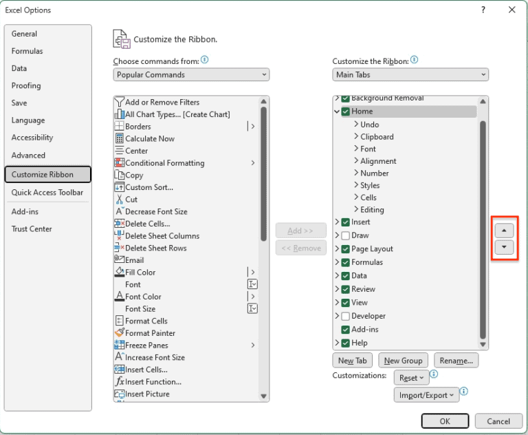 How to Customize the Ribbon in Excel (Step-by-Step)
