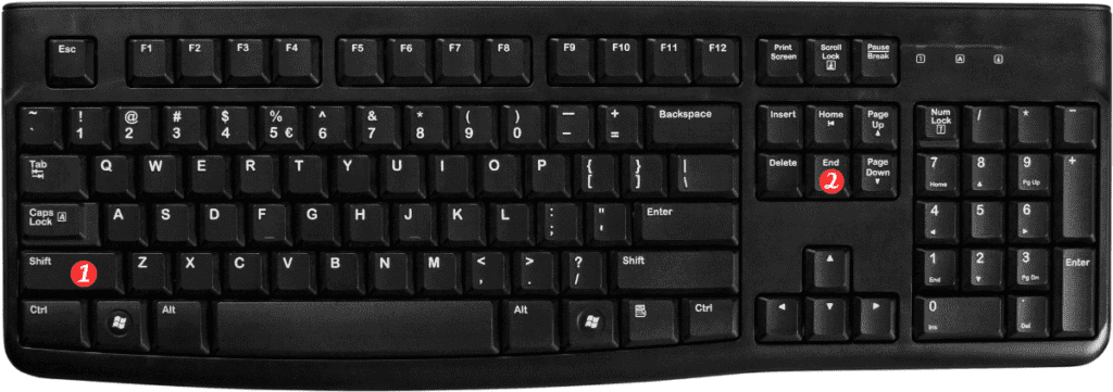 Keyboard Shortcut To Select To End Of Cell In Excel Sheet Leveller