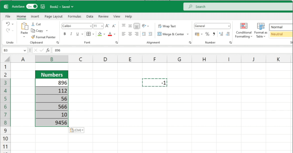 How to Change Negative Numbers to Positive in Excel