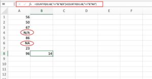 How to Count Cells Not Equal To in Excel (COUNTIF) in Excel